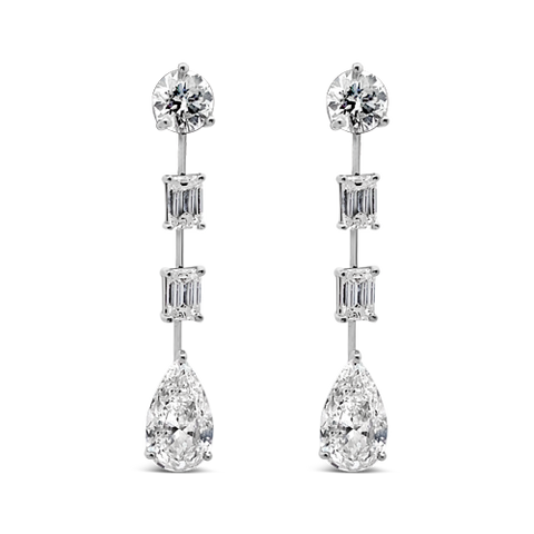 Pink Sapphire & Diamond Earrings – CRAIGER DRAKE DESIGNS®