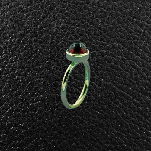Cabochon Garnet Ring – CRAIGER DRAKE DESIGNS®