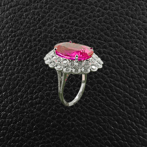 Pink Sapphire & Diamond Ring – CRAIGER DRAKE DESIGNS®