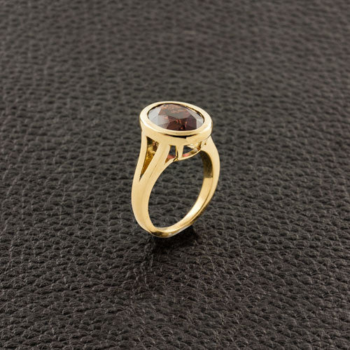 Oval Garnet Ring – CRAIGER DRAKE DESIGNS®