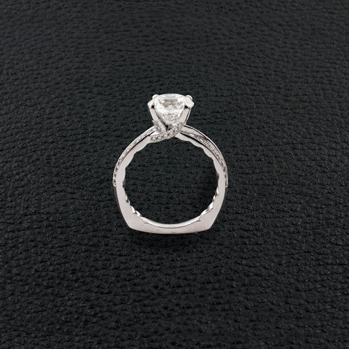 Diamond Crossover Engagement Ring – CRAIGER DRAKE DESIGNS®