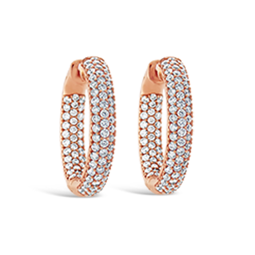 Diamond Hoop Earrings – CRAIGER DRAKE DESIGNS®