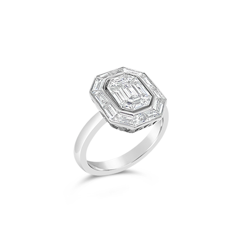 Octagonal Shaped Diamond Engagement Ring – CRAIGER DRAKE DESIGNS®