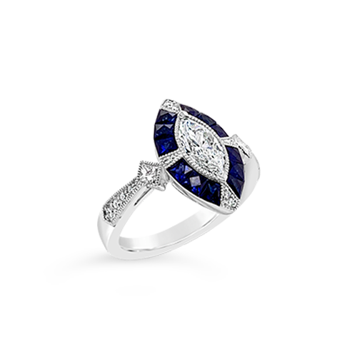 Sapphire & Diamond Ring – CRAIGER DRAKE DESIGNS®