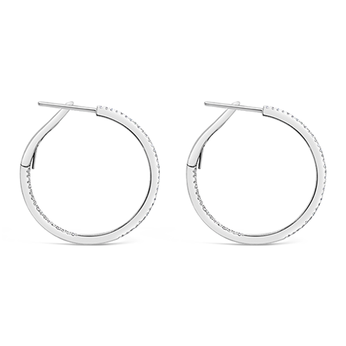 Diamond Hoop Earrings – CRAIGER DRAKE DESIGNS®